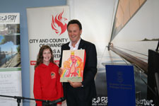 Children and young people from Swansea celebrate their right to be heard